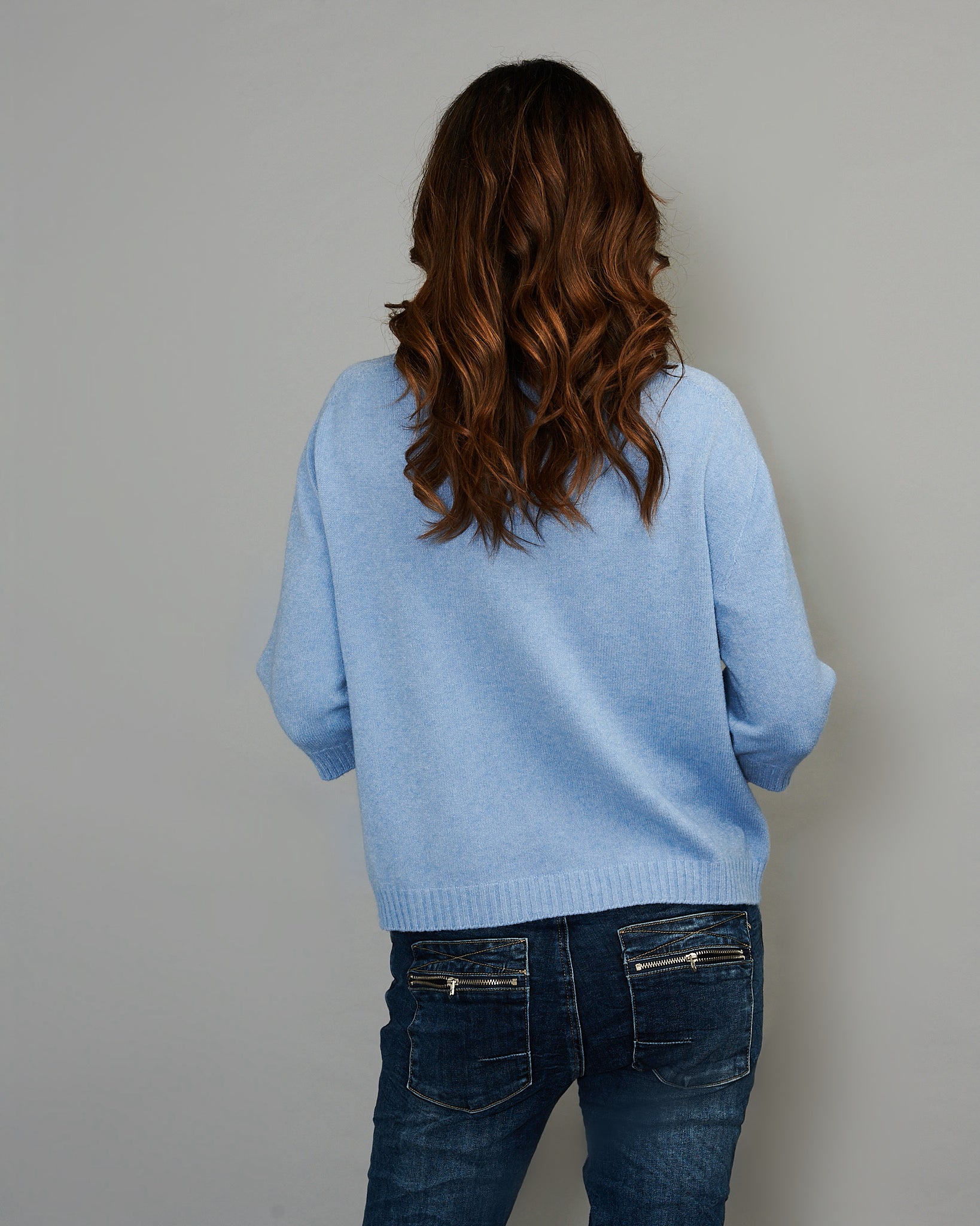 Round-Neck Soft Knitted Top – Miss Sugar